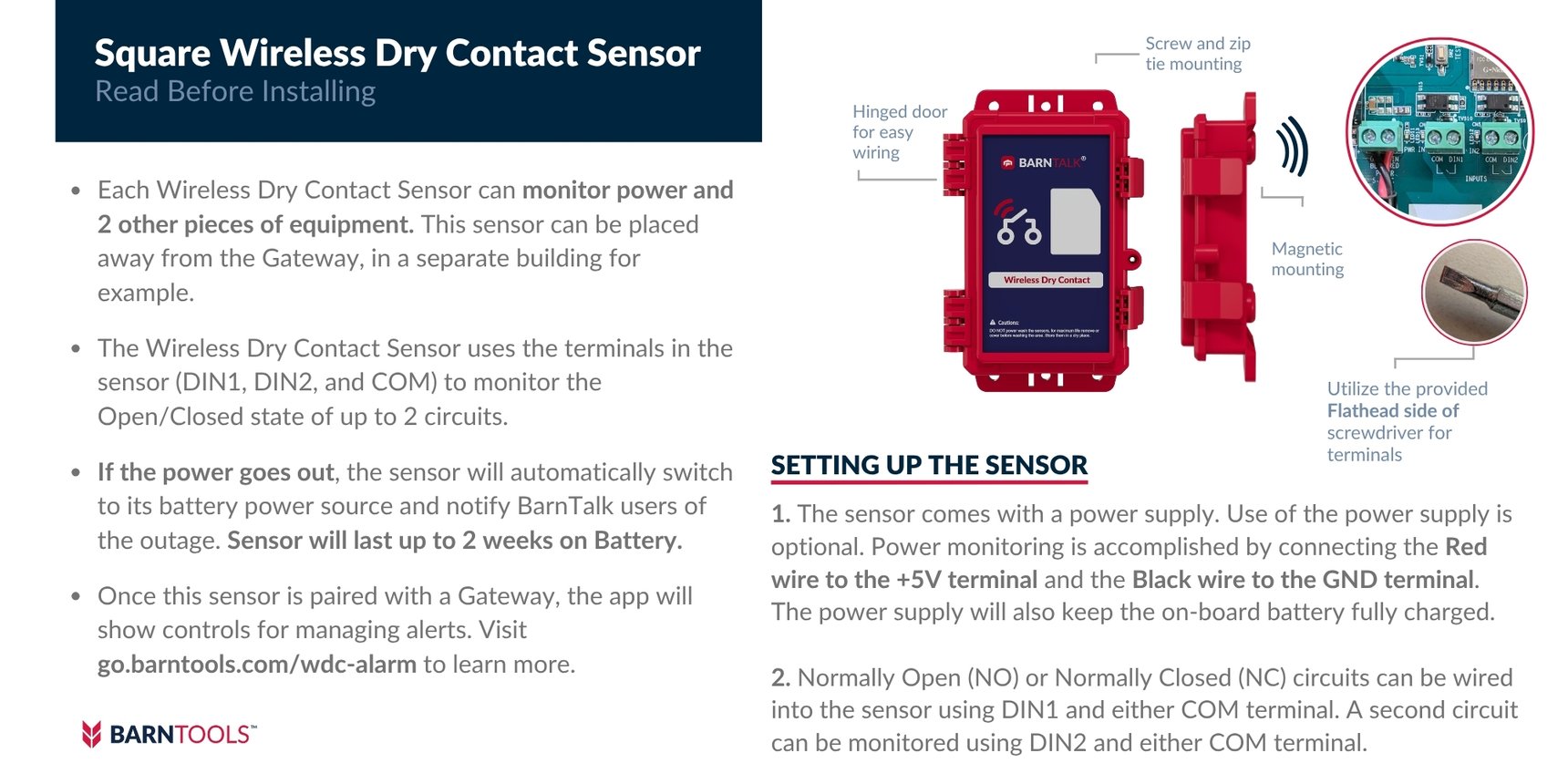 How To Use Dry Contacts and Monitor Power